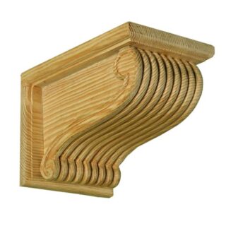 Large Reeded Ceiling Corbel with Capping - Langbridge Home Store